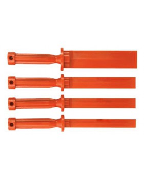 SCRAPER SET 4PC POLY