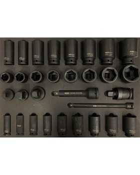 EVA INLEG KRACHTDOPPEN 1/2"& 3/4" DOPPEN 31-DELIG