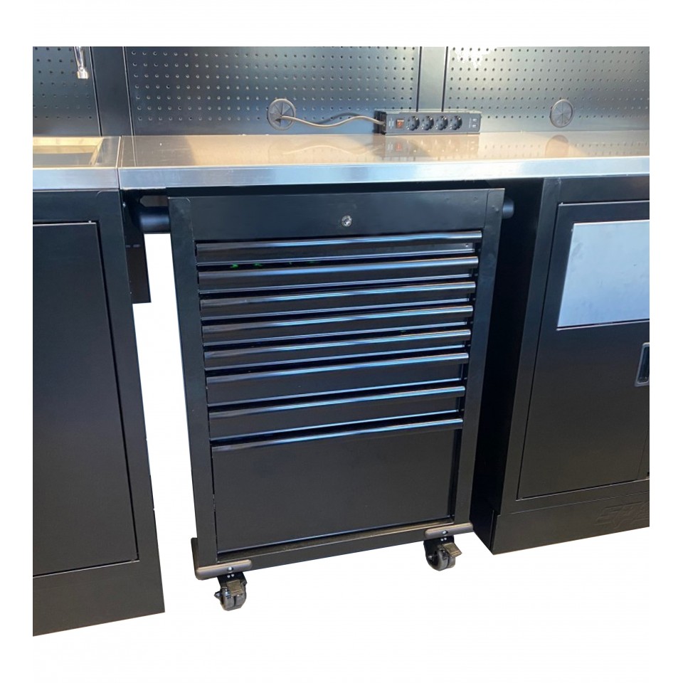 USA WORKSHOP SERIES - 8 DRAWER ROLLER CABINET