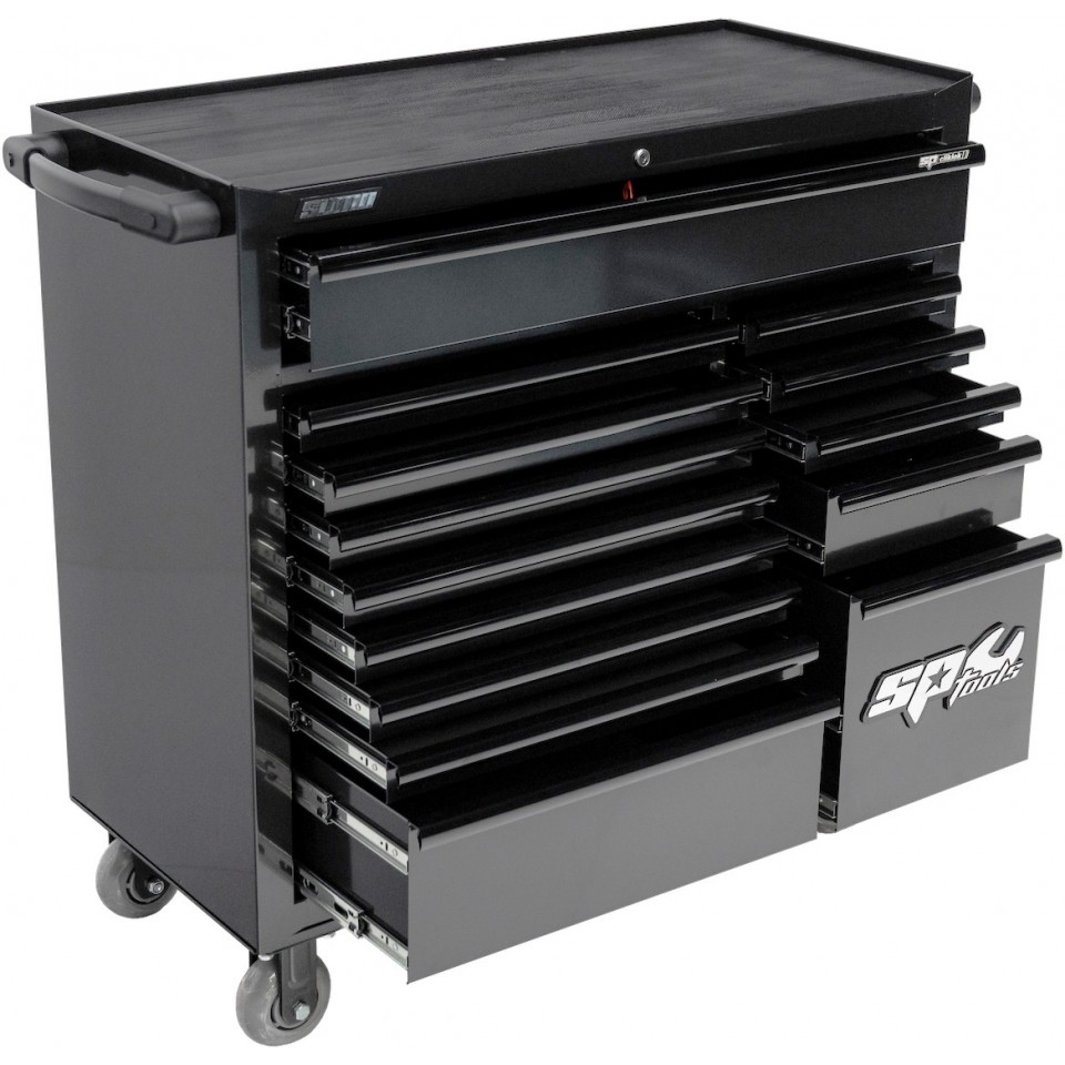 CUSTOM SUMO GEREEDSCHAPWAGEN ZWART/ZWART 14 LADEN