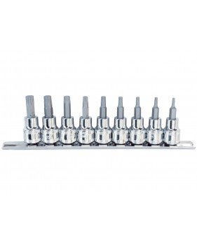 10PC 3/8" TORX SOCKET RAIL