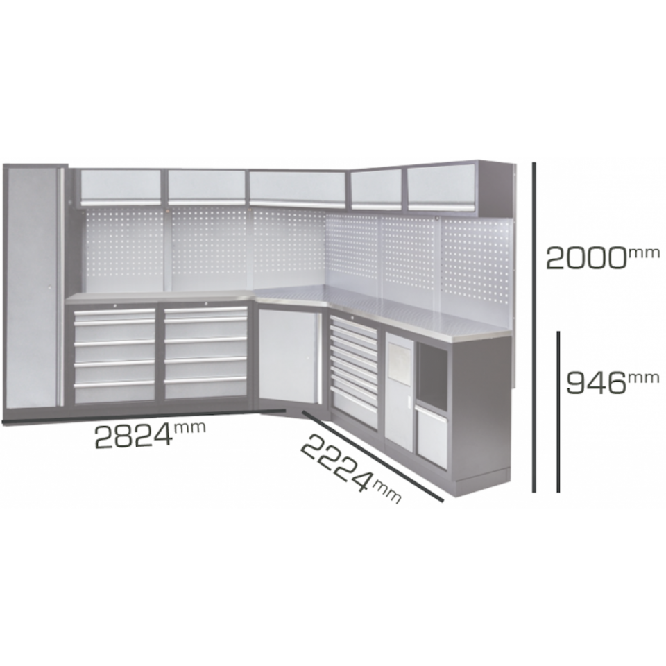 EXTENDED WORKSHOP SERIES - CORNER UNIT