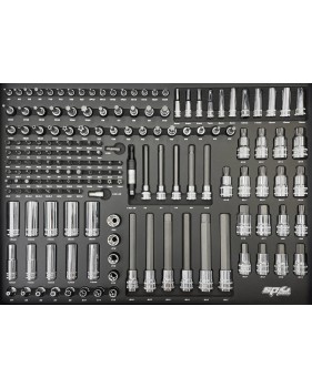 (M) - BIT SOCKET SET, INHEX, TORX, SPLINE, ETC - 171PC