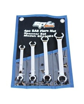 SPANNER SET FLARE SAE 4PC